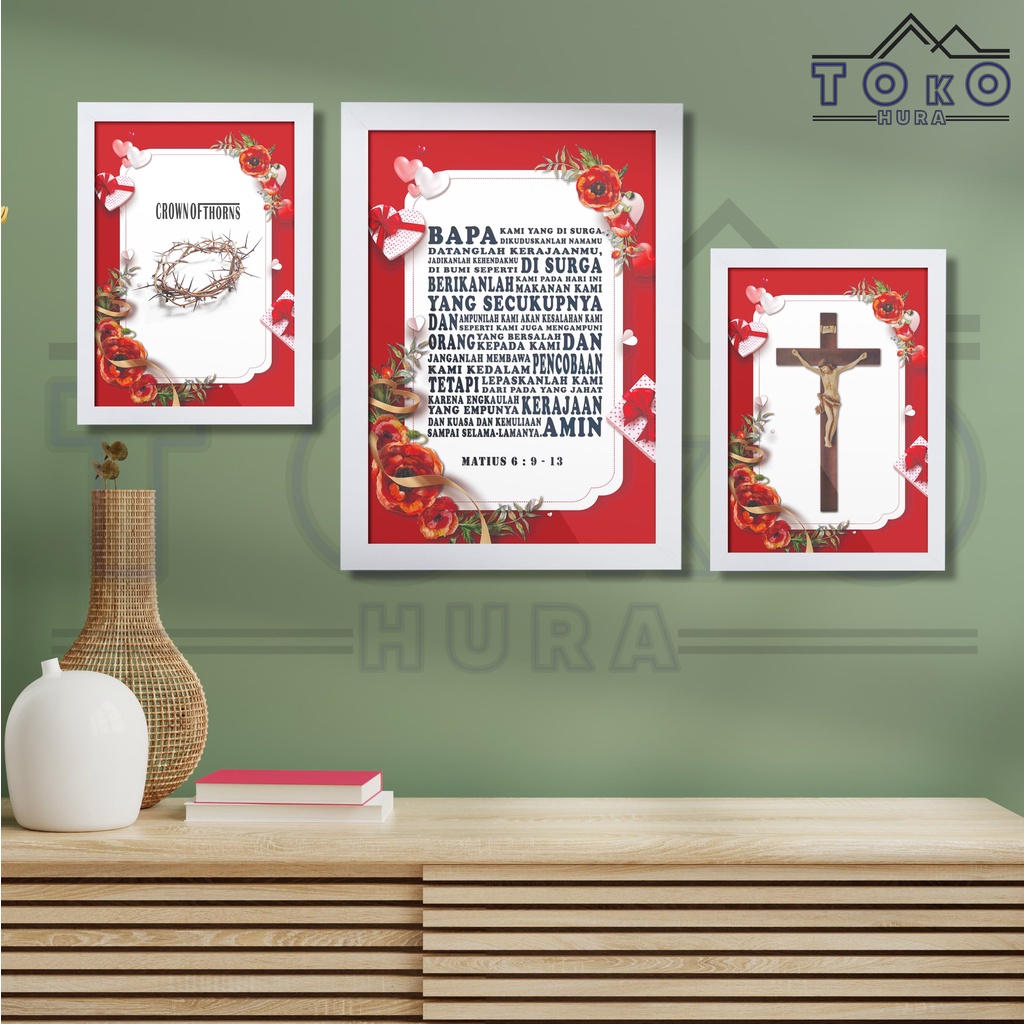 Jual Hiasan Dinding Kristen Rohani Doa Bapa Kami | Shopee Indonesia