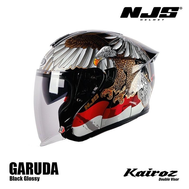 Jual HELM NJS KAIROZ GARUDA ORIGINAL Indonesia|Shopee Indonesia