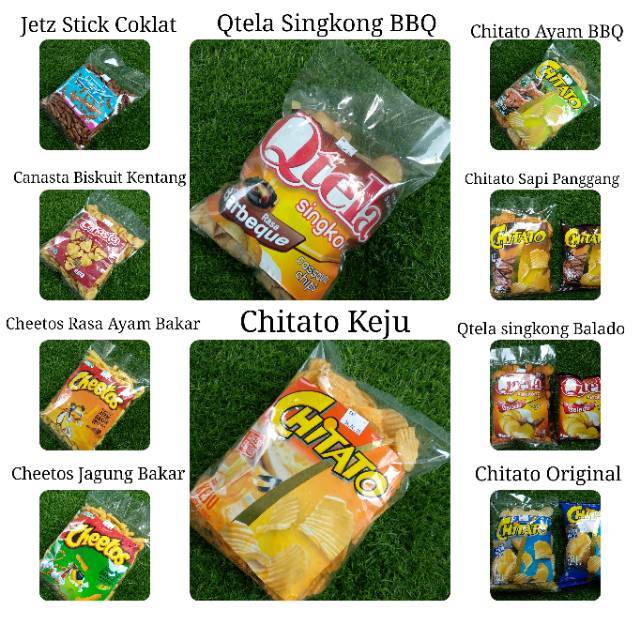 Snack kiloan/ snack indofood / chikiball / jetz coklat/ chitato ...