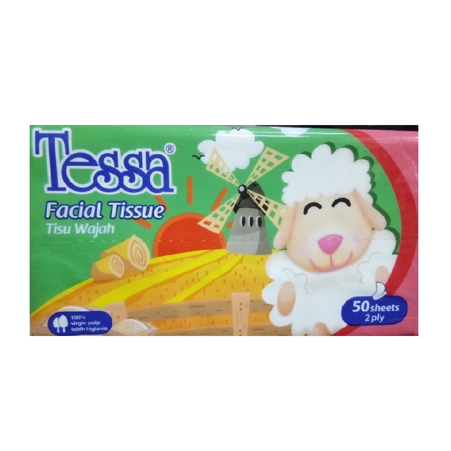 Jual Tessa TP 11 Facial Tissue 50s ( 2 ply ) | Shopee Indonesia