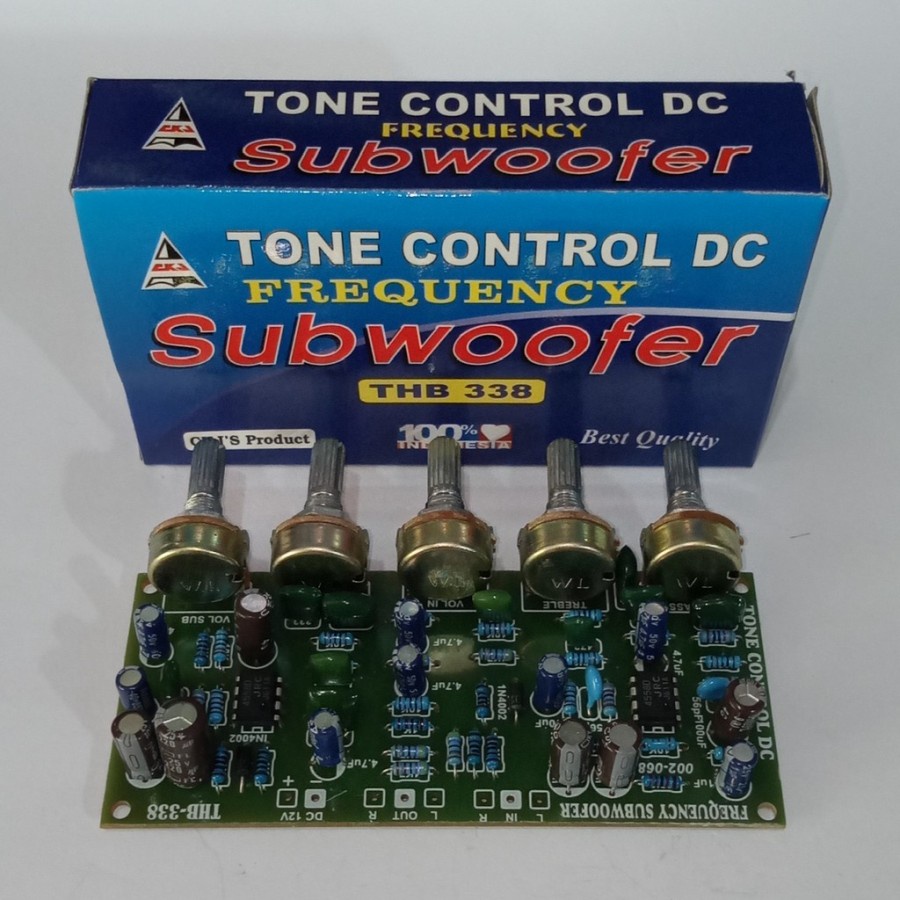 Jual Kit Tone Control tone kontrol stereo DC Frequency SUBWOOFER THB ...