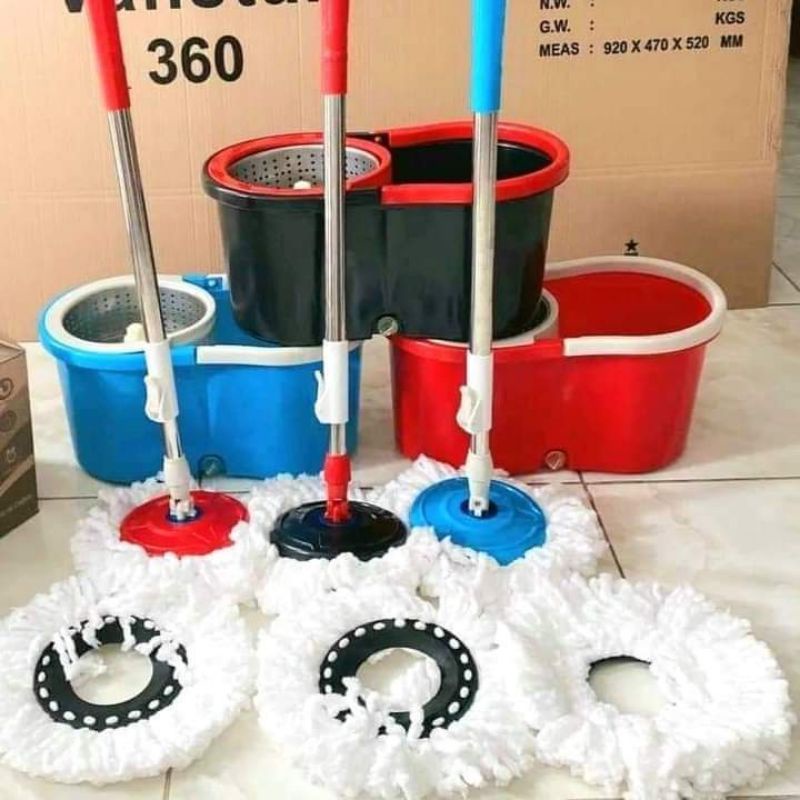 Jual Pengepel Lantai Merk Vanstar Ukuran Besar / Spinmop Stainles ...