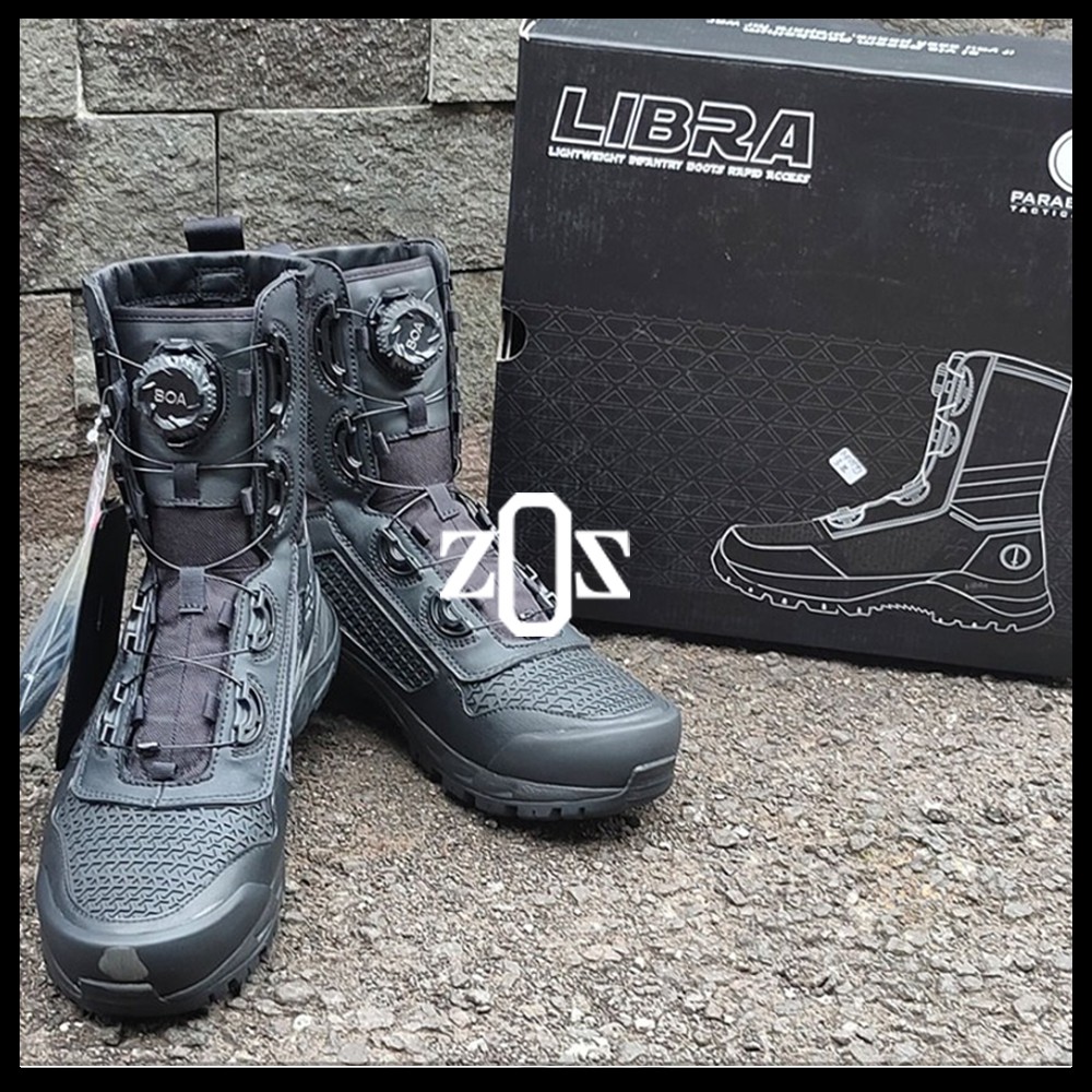 Jual Sepatu PDL Parabellum Libra BOA TNI POLRI Militer Tactical Black ...