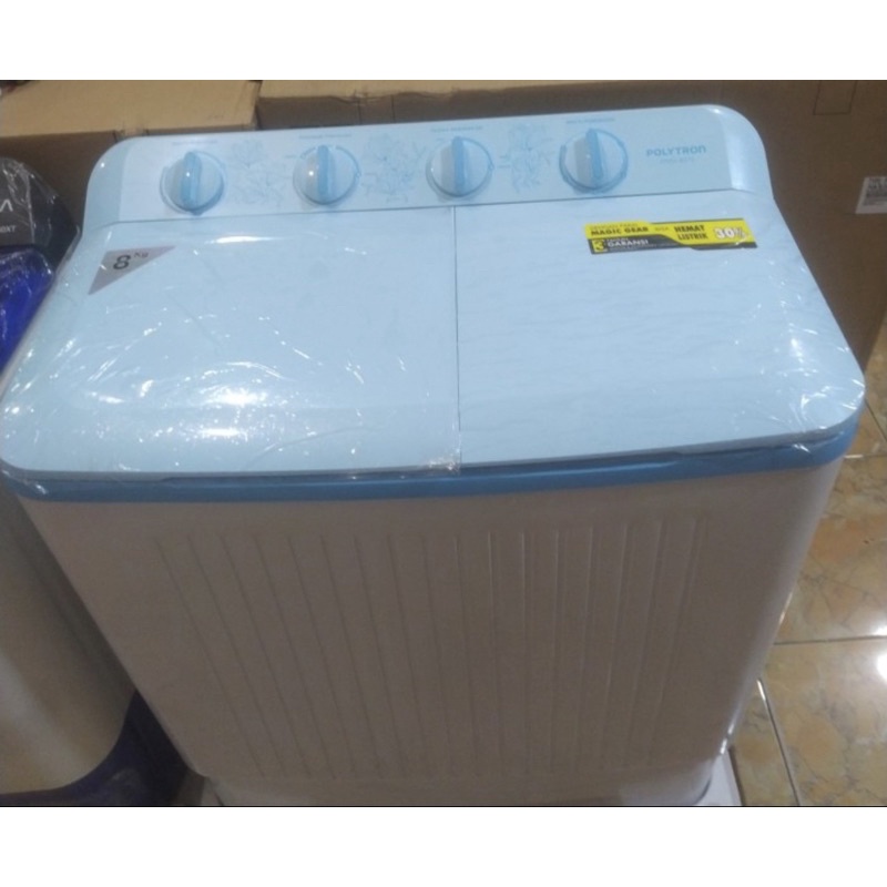 Jual MESIN CUCI POLYTRON 2 TABUNG PWM 8073 8kg | Shopee Indonesia