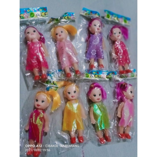 Jual Mainan Anak Perempuan Boneka barby mini kelly (SATUAN) | Shopee ...