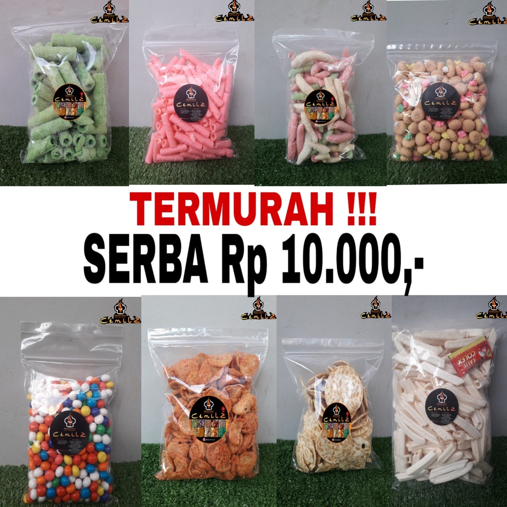 Jual Cemilz Aneka Snack Makanan Ringan Serba 10ribuan dijamin Gurih ...