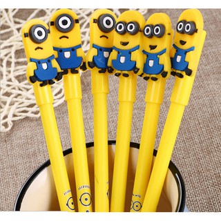 Jual Pulpen kartun Kuning - Gel Pen 3D - Pena Karakter Kuning - Bolpen ...