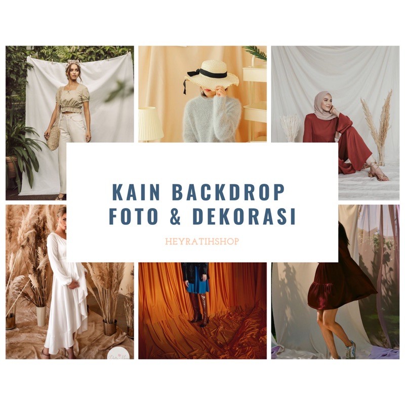 Jual KAIN BACKDROP POLOS GRADE A AESTETIK UNTUK FOTO PRODUK RUMAHAN ...