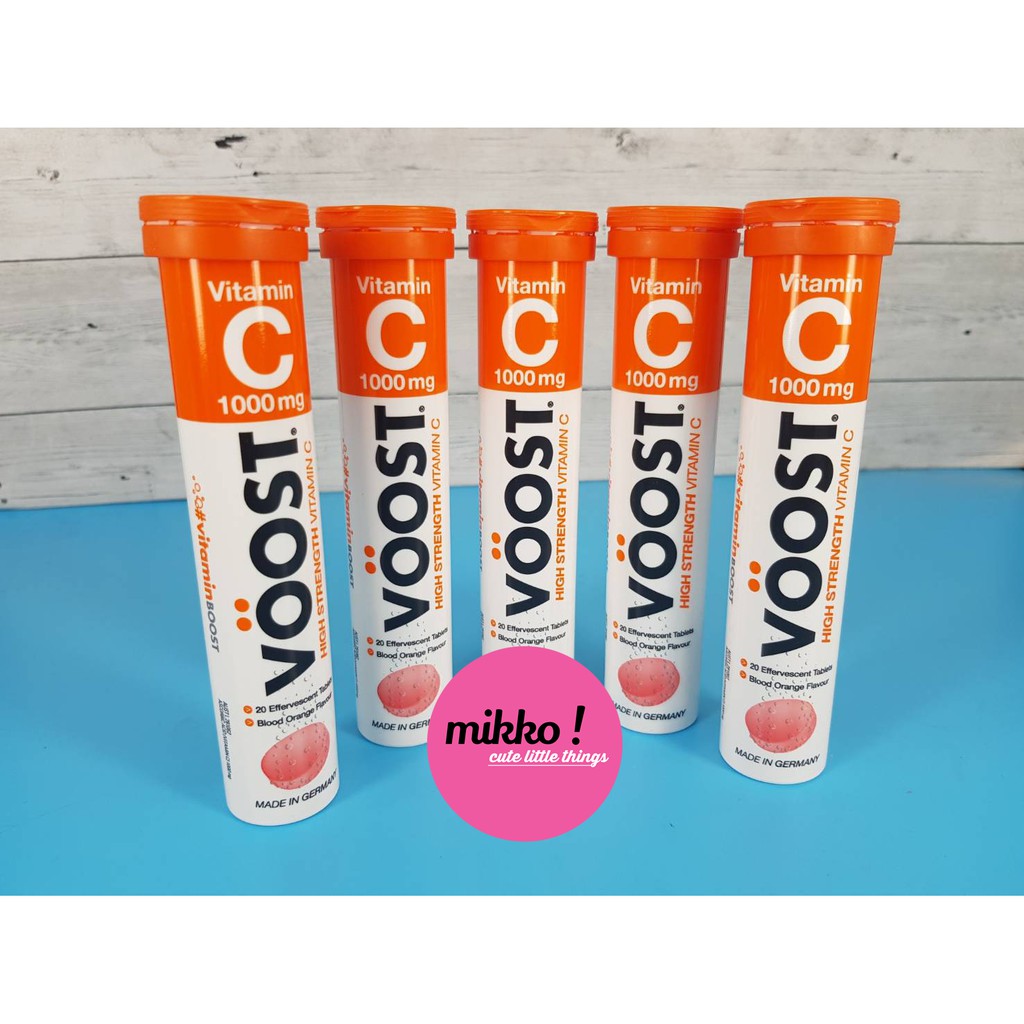 Jual Voost Vitamin C Effervescent 20 Tablets 1000mg | Shopee Indonesia