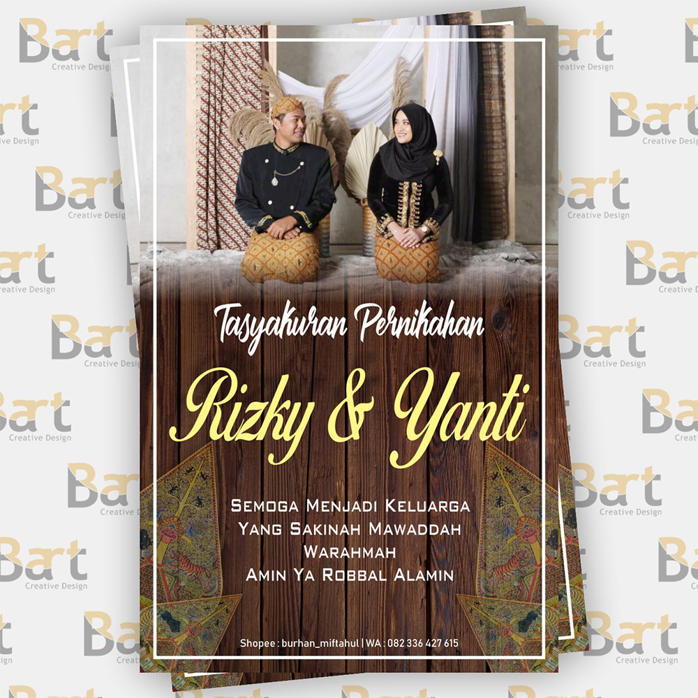 Jual Kartu Tasyakuran Pernikahan Kartu Ucapan Pernikahan Undangan ... Jual Kartu Tasyakuran Pernikahan Kartu Ucapan Pernikahan Undangan ...
