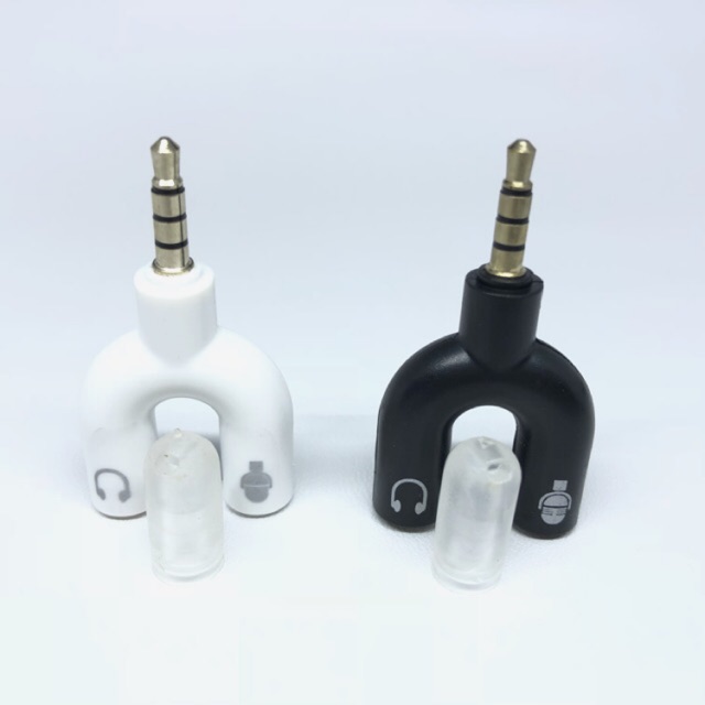 Jual JACK SPLITTER HP MIC AUDIO MICROPHONE AUX EARPHONE HEADSET 1 2 ...