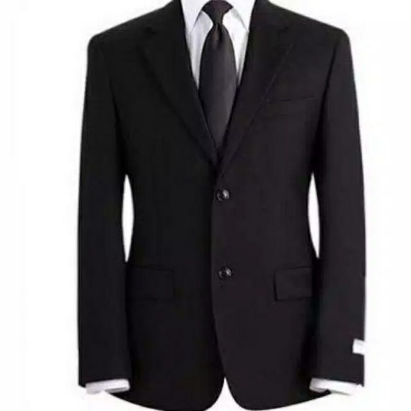 Jual Jas formal pria /Jas hitam pria / Jas blazer pria | Shopee Indonesia