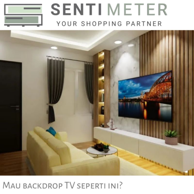 Jual BACKDROP TV MINIMALIS COSTUM MULTIPLEX, Costumer Indonesia|Shopee ...