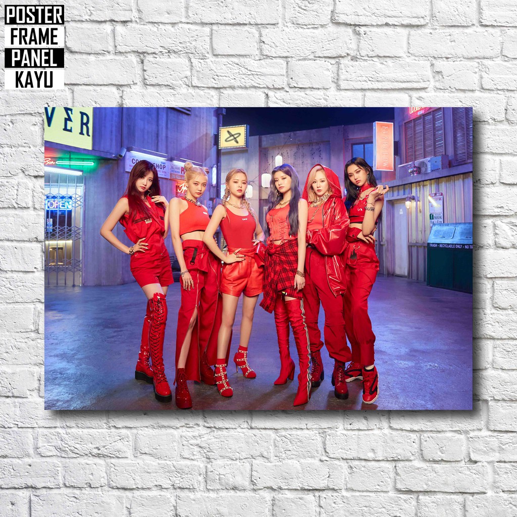 Jual Poster EVERGLOW La Di Da Frame Kayu Solid A4 EVG001 | Shopee Indonesia