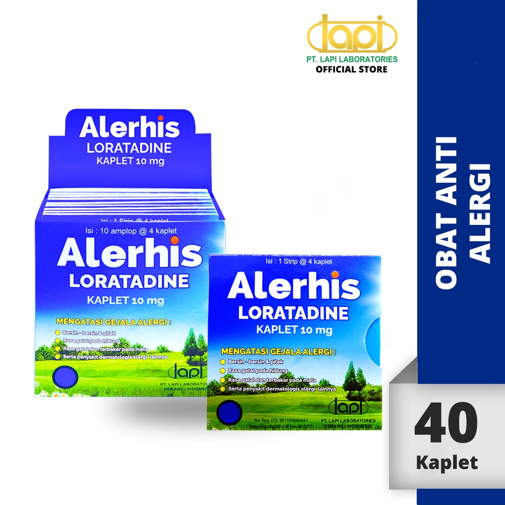 Jual Alerhis - Box isi 10 strip - 4 Tablet - Obat Anti Alergi | Shopee ...