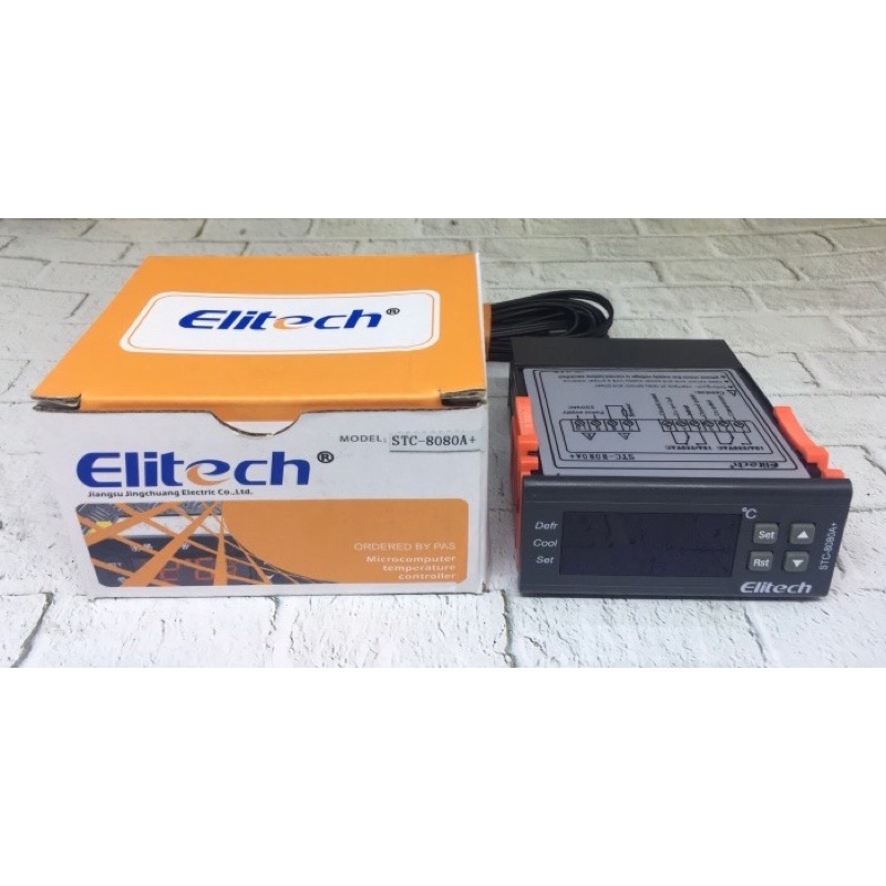Jual temperature controller / thermostat digital elitech stc8080A+ | Shopee Indonesia