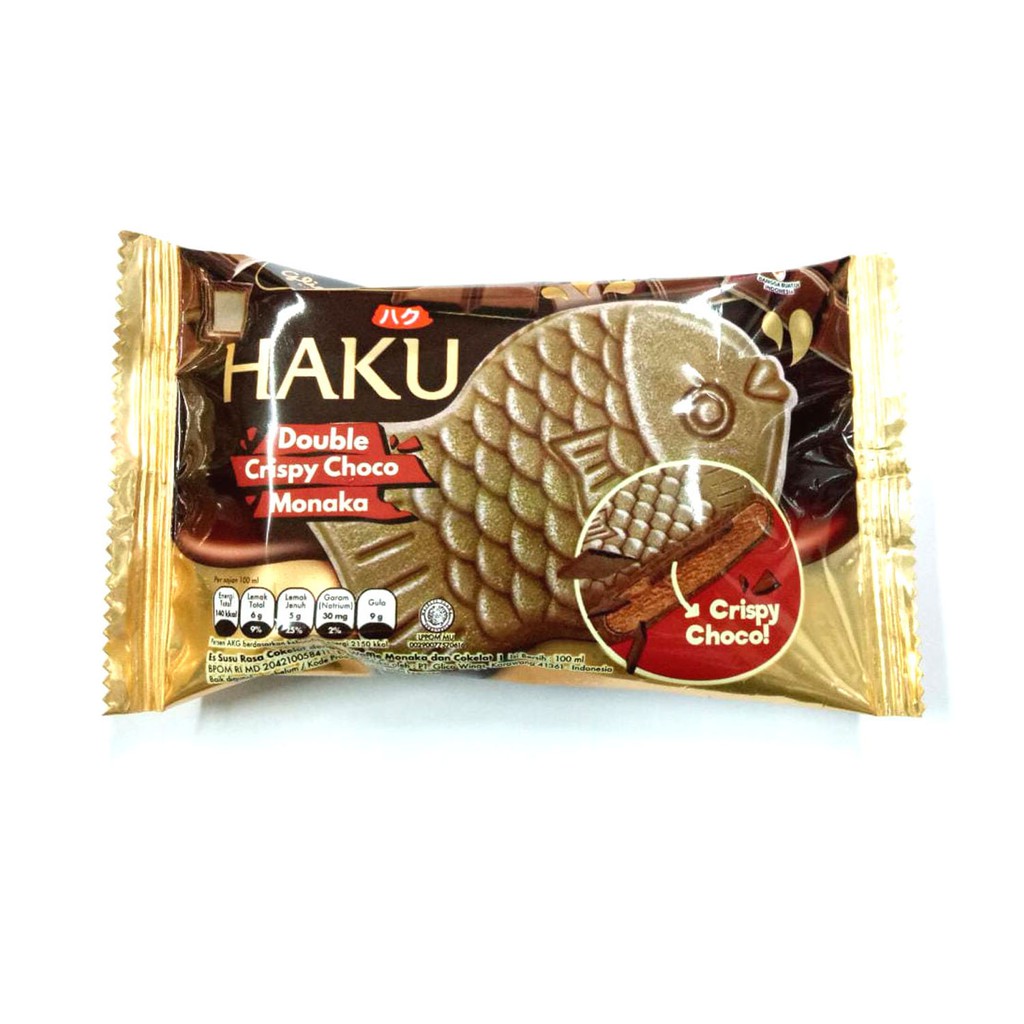 Jual HAKU Double Choco Crispy Monaka 100ml | Shopee Indonesia
