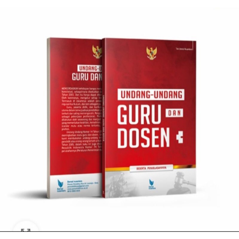 Jual BUKU UNDANG UNDANG GURU DAN DOSEN. ORIGINAL | Shopee Indonesia Jual BUKU UNDANG UNDANG GURU DAN DOSEN. ORIGINAL | Shopee Indonesia