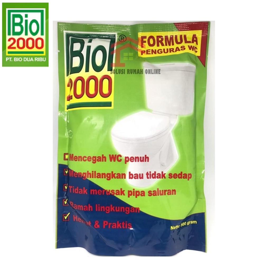 Jual BIO 2000 Kuras WC 500 gram / BIO2000 Penguras WC Tanpa Sedot 1/2 ...