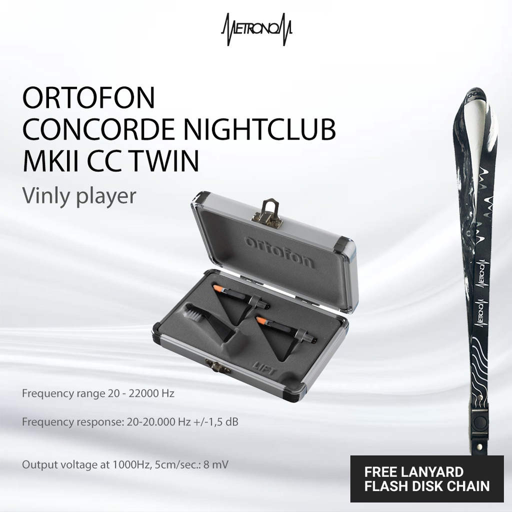 Jual ORTOFON CONCORDE NIGHTCLUB MKII CC TWIN | VOXOA, BUBM | Shopee ...