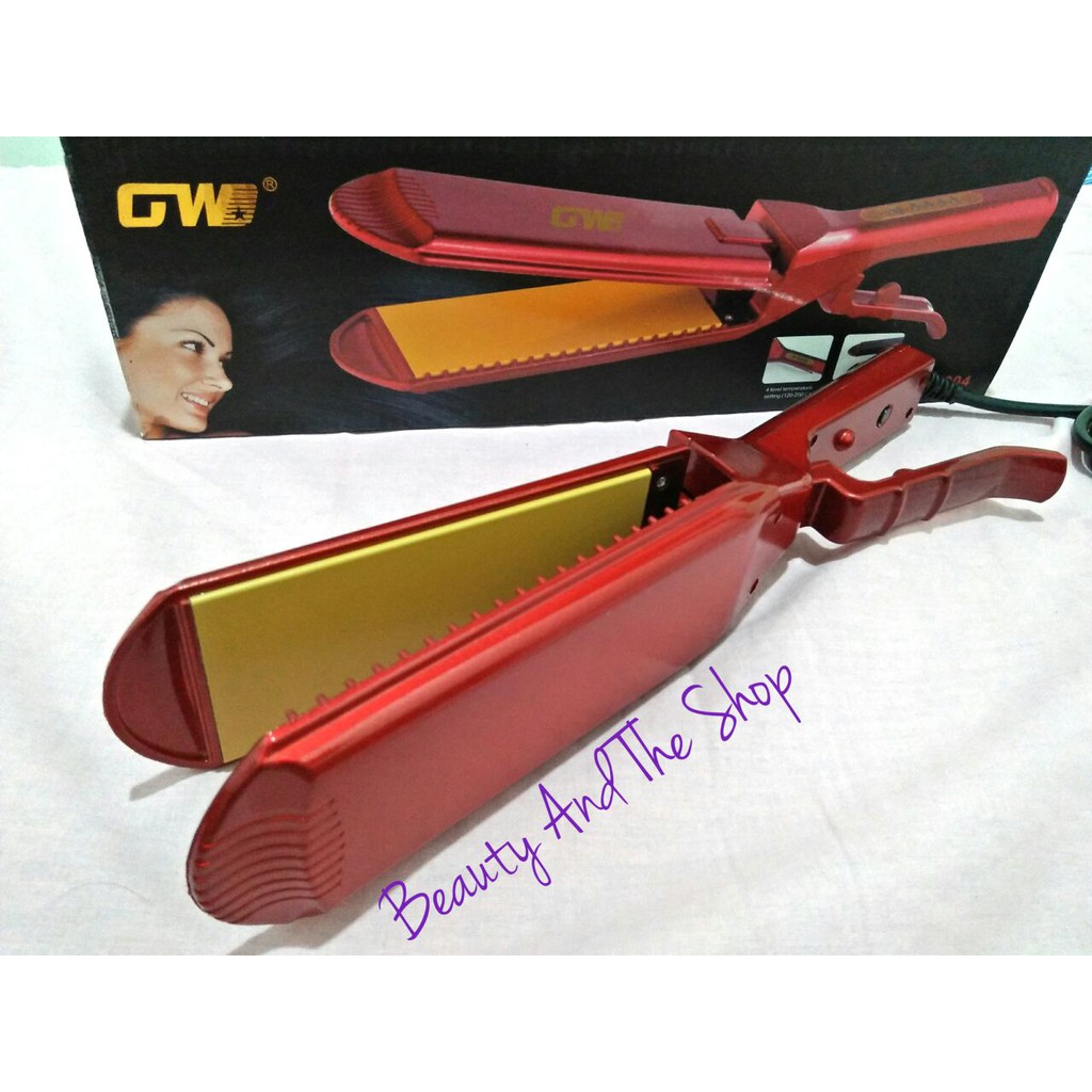 Jual Catokan lurus GW 7004 meluruskan rambut cepat dengan plat ceramic ...