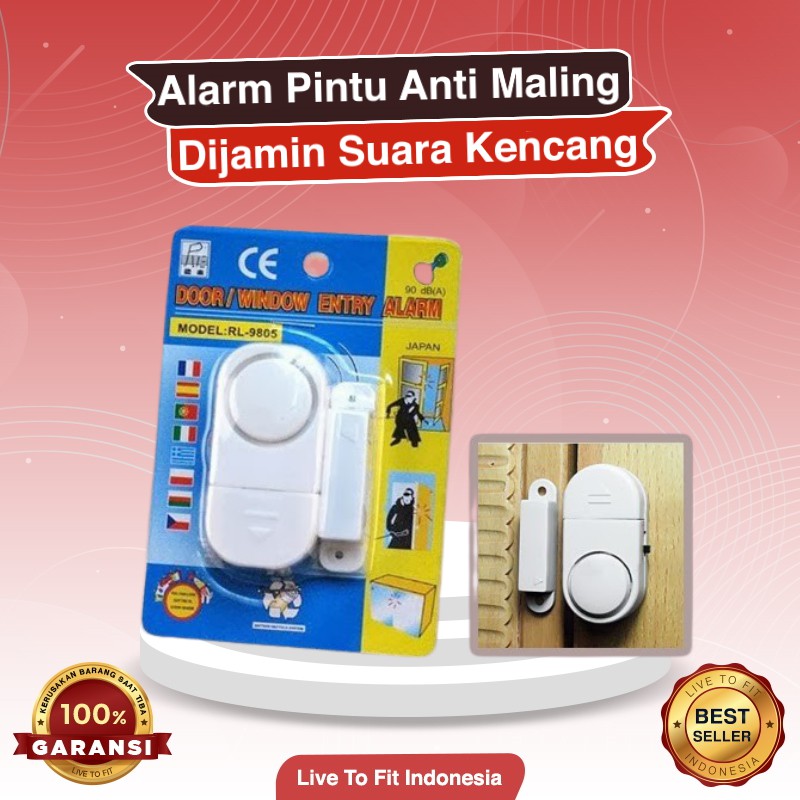 Jual Alarm Sensor Gerak Pintu Rumah Anti Maling Murah | Shopee Indonesia