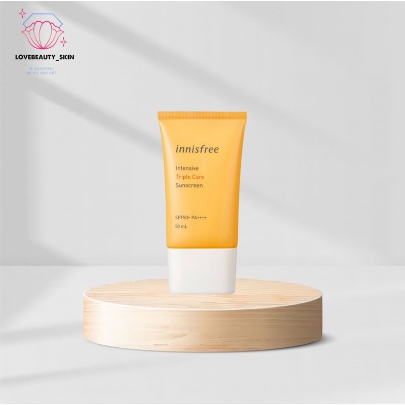 Jual INNISFREE Intensive Triple Shield Sunscreen SPF50+ PA++++ 50ml | Shopee Indonesia