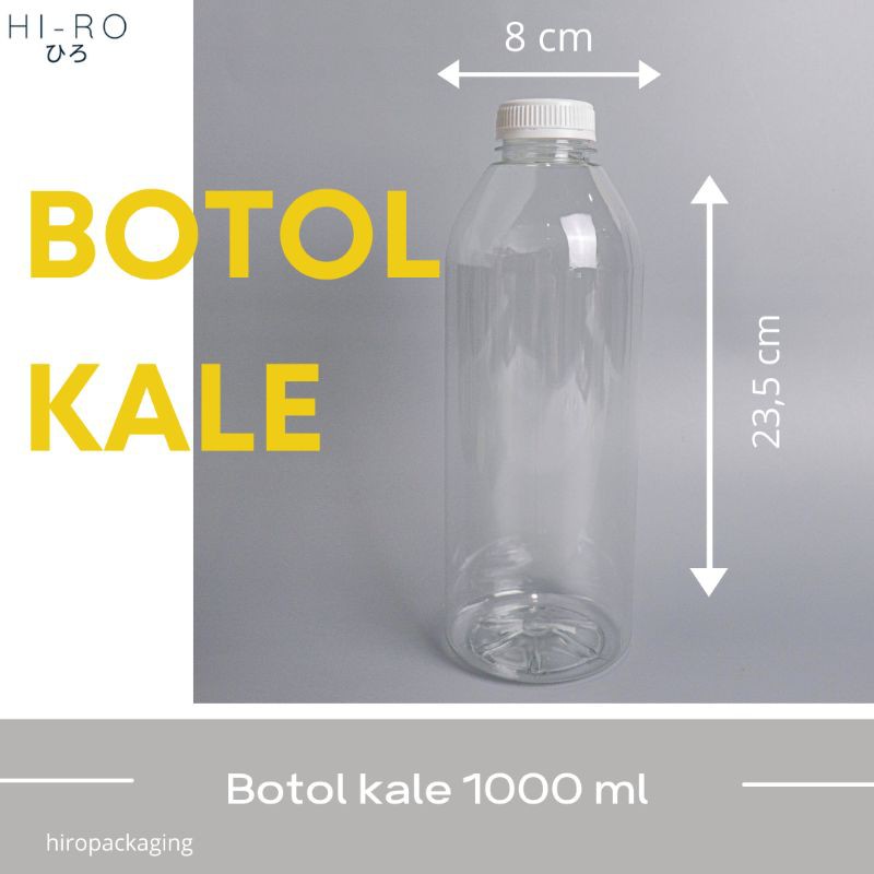 Jual botol plastik kale 1 liter / botol minum / botol kale 1000 ml | Shopee Indonesia