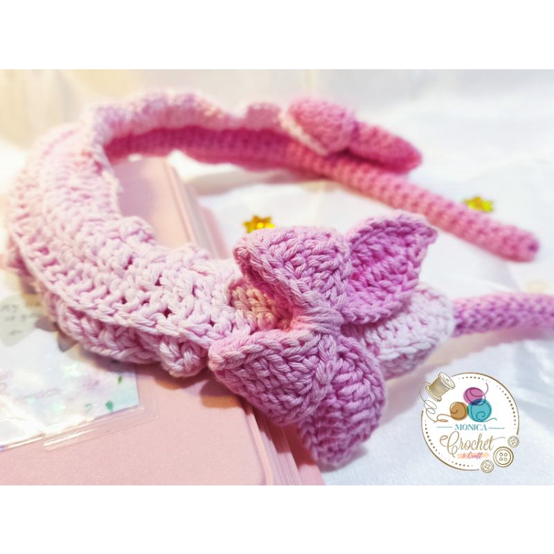 Jual Bando Lolita Rajut Crochet Headband | Shopee Indonesia