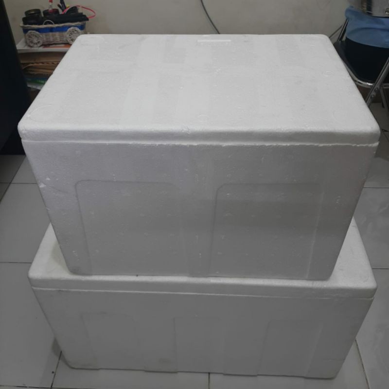 Jual Box Sterofoam/Styrofoam Bekas Ukuran Besar (P 70cm x L 49cm T 35cm ...