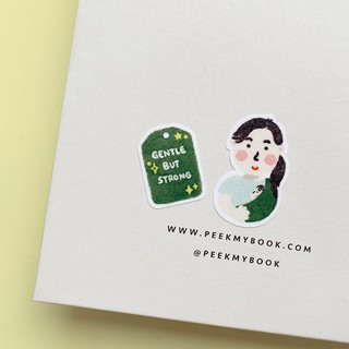 Jual Stiker Peekmybook F For Female Glitter / Sticker Perempuan Vinyl ...
