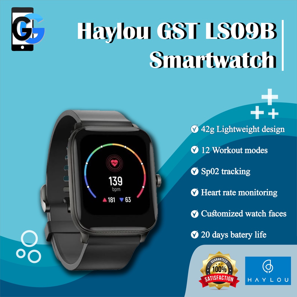 Jual Haylou GST LS09B Smartwatch Spo2 Heart Rate | Shopee Indonesia
