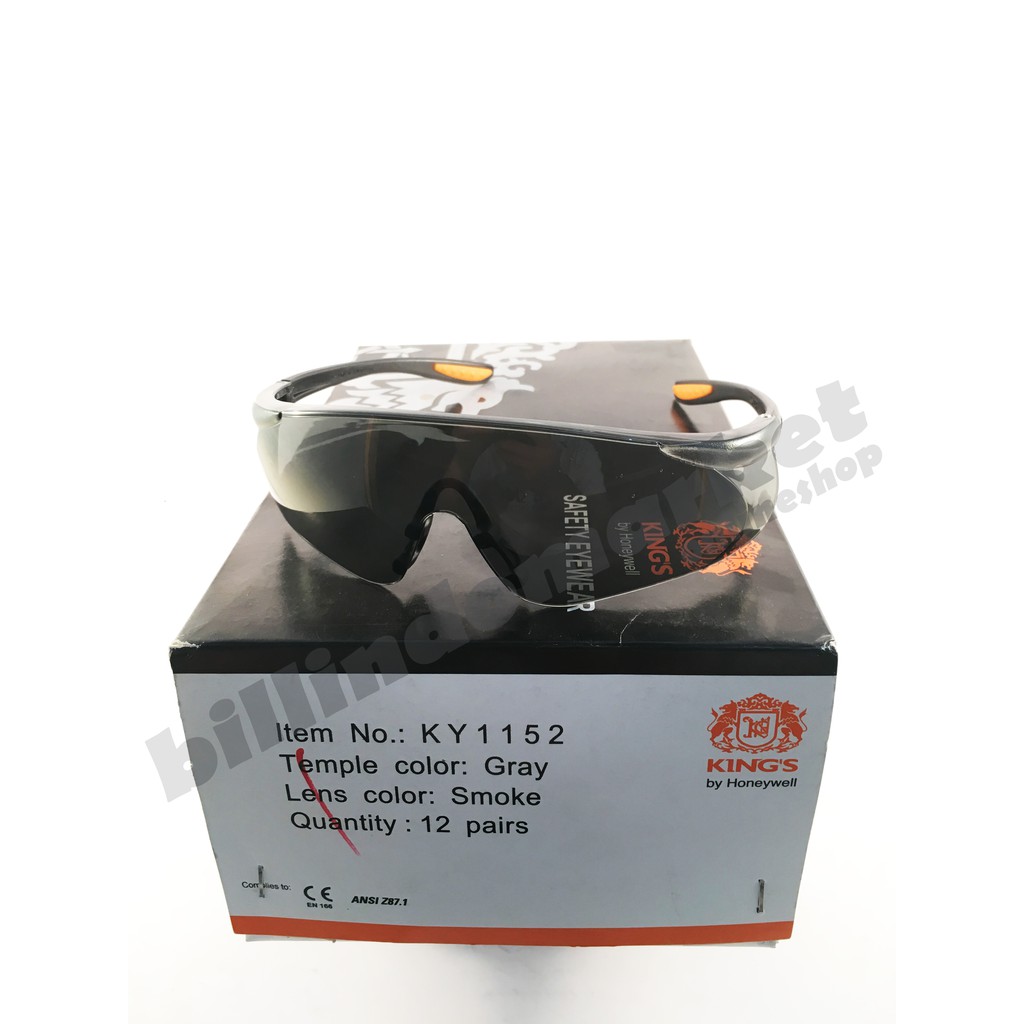 Jual Safety Glasses KING'S KY 1152 Smoke / Kacamata KING'S KY 1152 ...