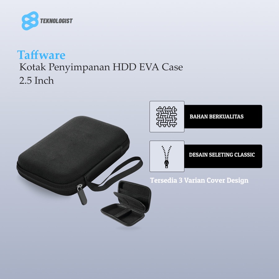 Jual Kotak Tempat Penyimpanan Harddisk External HDD EVA Case 2.5 Inch ...