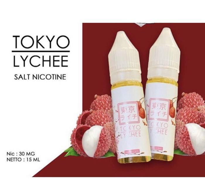 Jual TOKYO LYCHEE SALT NIC LIQUID TOKYO LECI 30MG 15ML BY PUBLIC X JVD ...