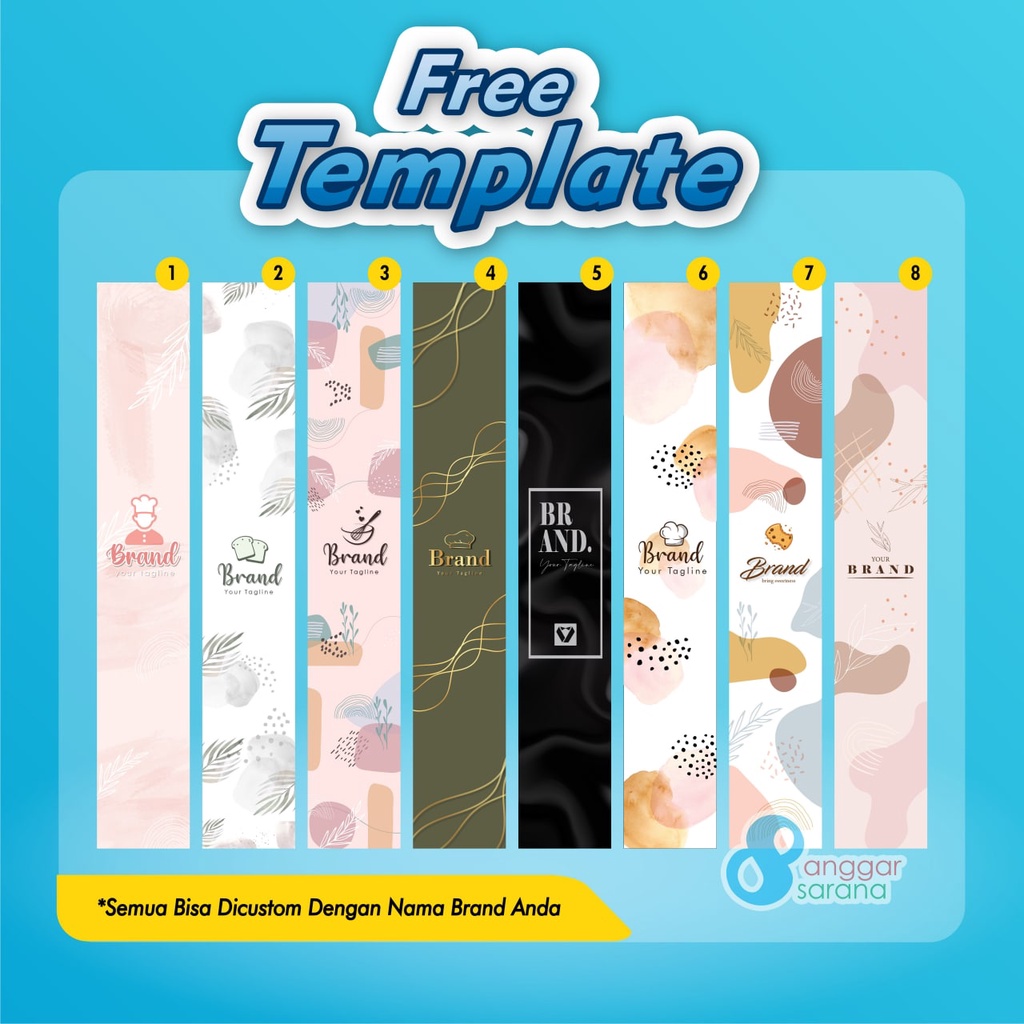 Jual Paper Belt/ Packaging Sleeve Custom Untuk label kemasan box, kotak ...