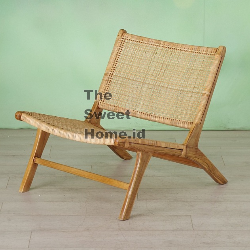 Jual FREE ONGKIR PULAU JAWA REVIO RATTAN CHAIR SOLID TEAK WOOD KURSI ...