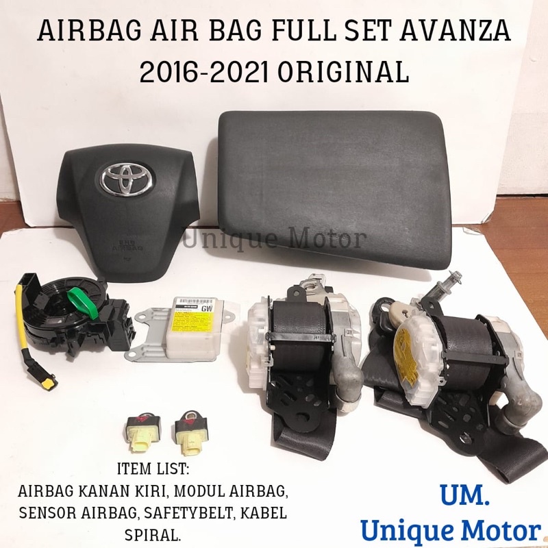 Jual AirBag Full Set Grand Avanza 2016 - 2021 Original | Shopee Indonesia
