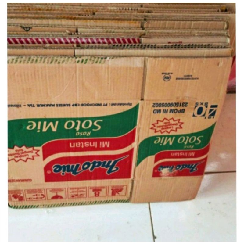 Jual Kardus mie bekas / kardus indomie / kardus mie sedap / dus mie ...