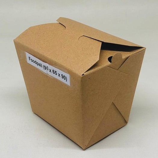 Jual FOOD PAIL / RICE BOX POLOS UKURAN MEDIUM BAHAN PAPER KRAFT FOOD ...