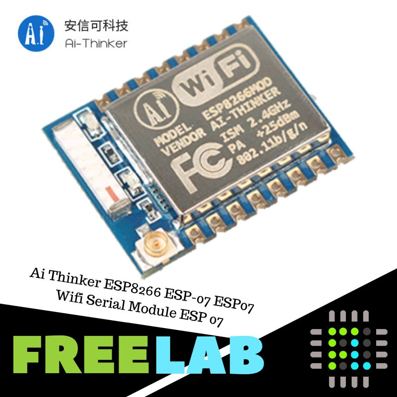 Jual Ai Thinker ESP8266 ESP-07 ESP07 Wifi Serial Module ESP 07 Original ... Jual Ai Thinker ESP8266 ESP-07 ESP07 Wifi Serial Module ESP 07 Original ...
