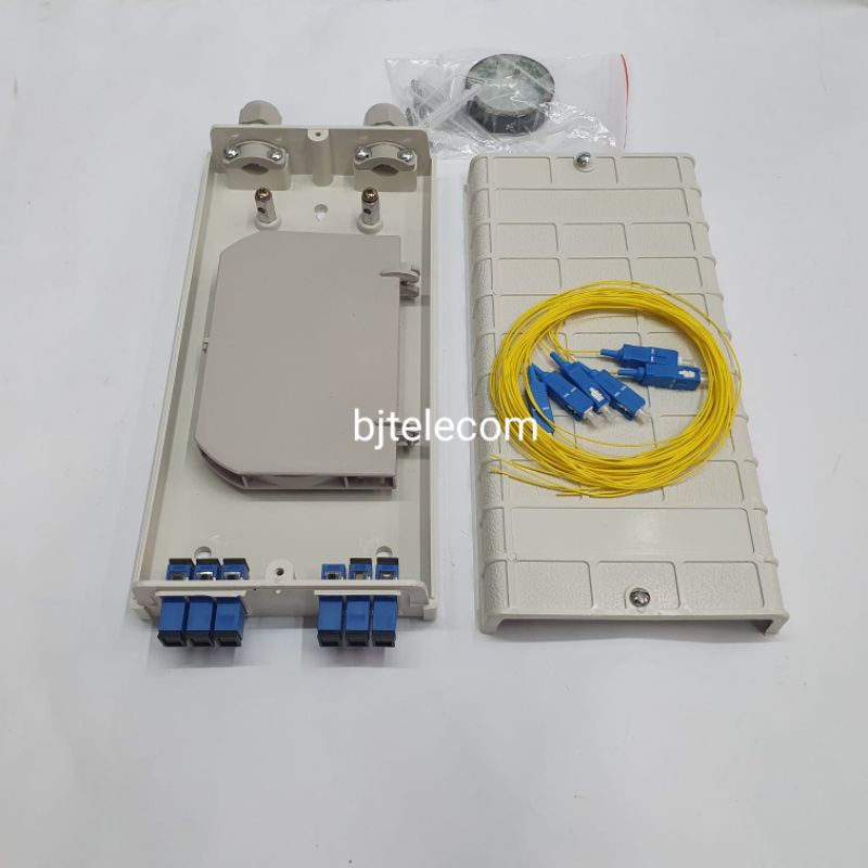 Jual odf 6 core SC fullset / Otb mini 6 core SC lengkap adapter dan ...