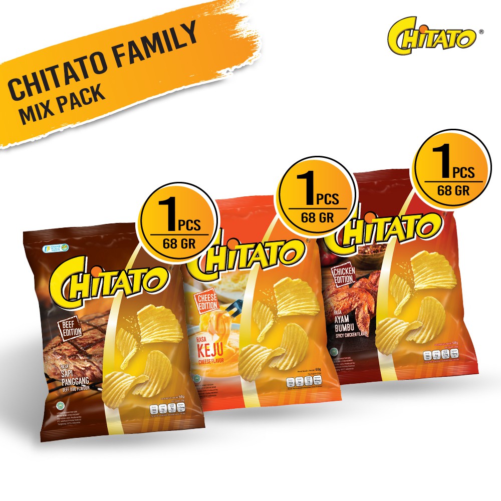 Chitato Family Mix Pack 68 Gr | Shopee Indonesia