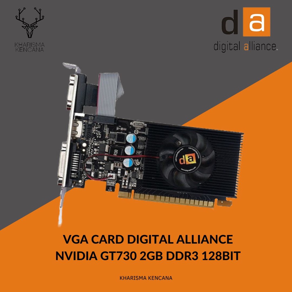 Jual VGA CARD Digital Alliance NVIDIA GT730 2GB DDR3 128bit | Shopee Indonesia