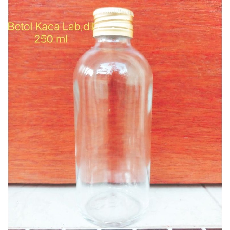 Jual Botol Kaca Lab, Farmasi, dll 250ml | Shopee Indonesia