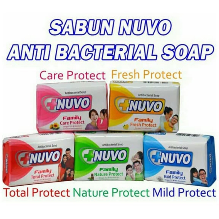 Jual NUVO FAMILY BAR SOAP 76gr SABUN MANDI BATANG BATANGAN CARE FRESH NATURE TOTAL MILD PROTECT ...