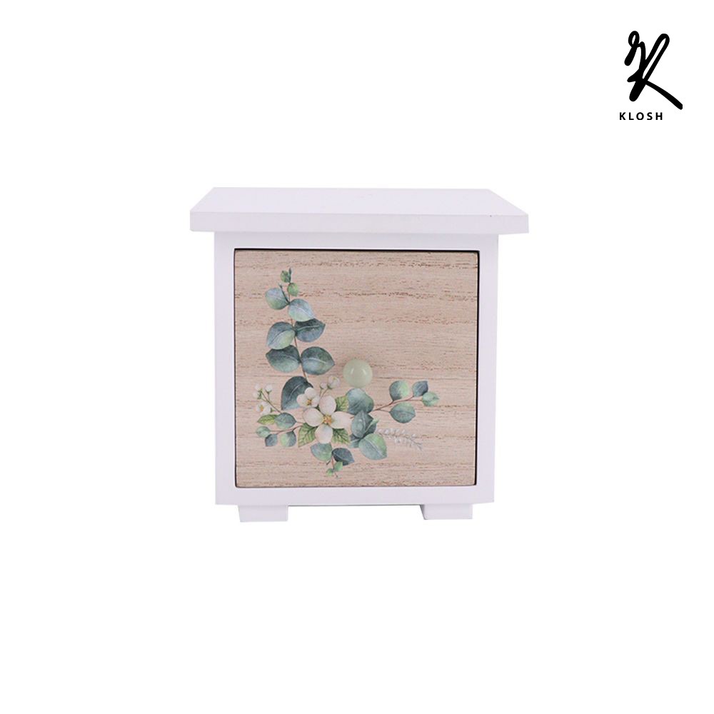 Jual Table Drawer - Single Drawer White | Shopee Indonesia