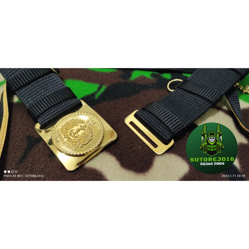 Jual kopel set pdu perwira tni al pedang | Shopee Indonesia