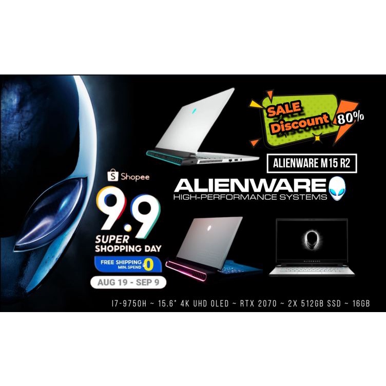 Jual Alienware | Dell Gaming | Notebook | laptop | windows 10 | ssd ...