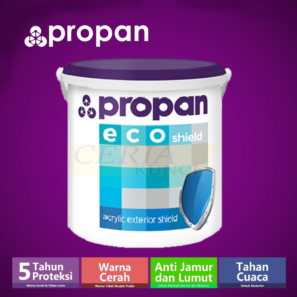 Jual Propan Cat Tembok Luar Dalam Eco Shield ES - 600 Pilihan Warna ... Jual Propan Cat Tembok Luar Dalam Eco Shield ES - 600 Pilihan Warna ...